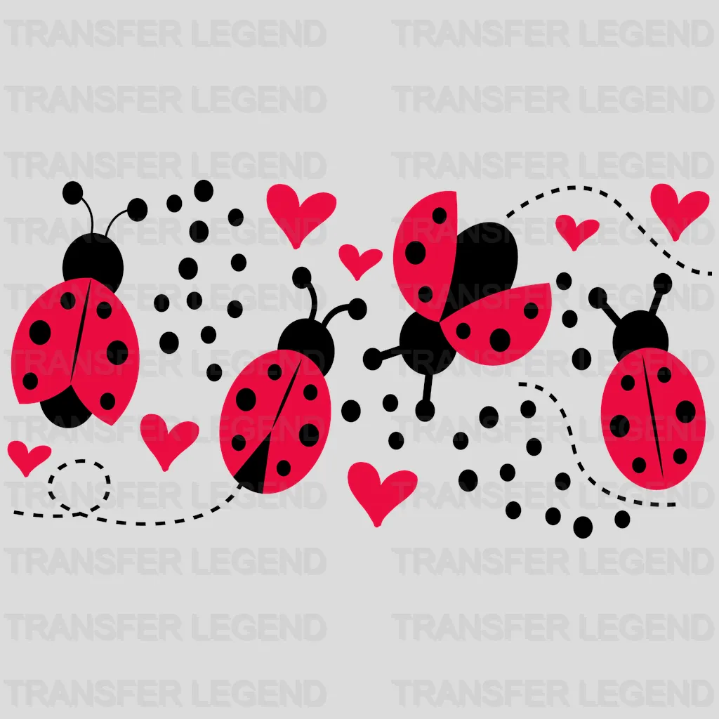 Ladybug UV DTF Transfer Cup Wrap UV DTF Sticker