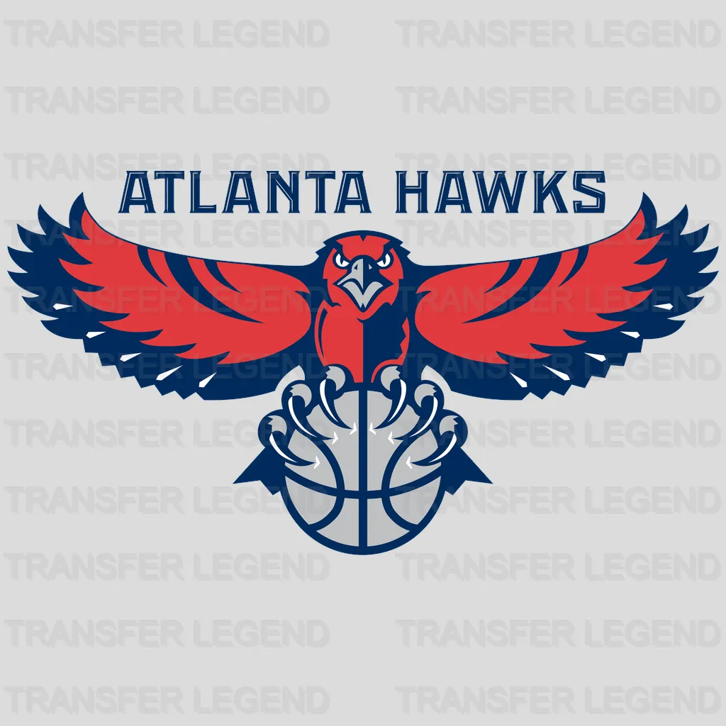 Atlanta Hawks Spread-Wings Hawk with “ATLANTA HAWKS” Banner NBA Design