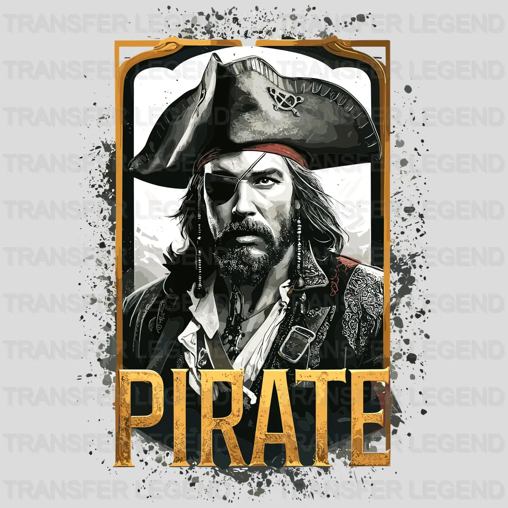 Captian James Pirate Design - DTF Heat Transfer