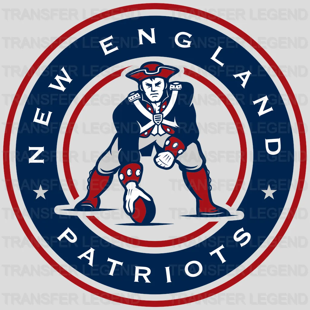 New England Patriots skeleton pirate mascot crest, NFL design - DTF He