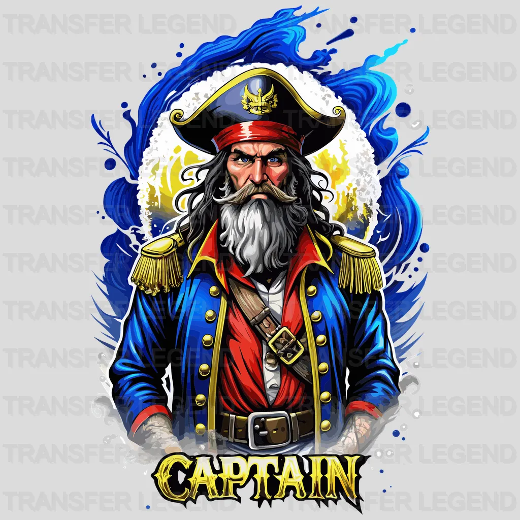 Captian Harris Pirate Design - DTF Heat Transfer