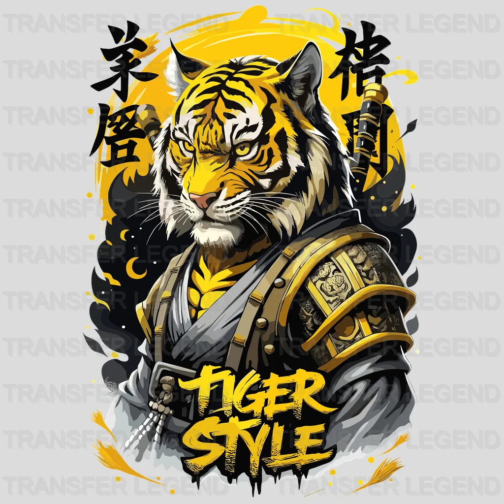 Tiger Style Asian Design - DTF Heat Transfer