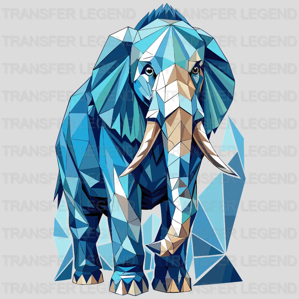 Ice Elephant Winter Design - DTF Heat Transfers