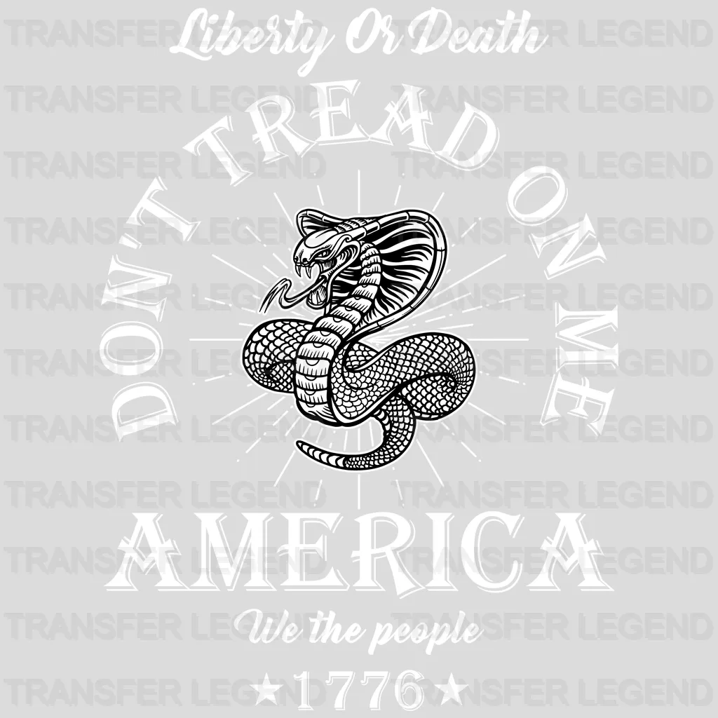 Don't Tread On Me - Patriot Design DTF Heat Transfer