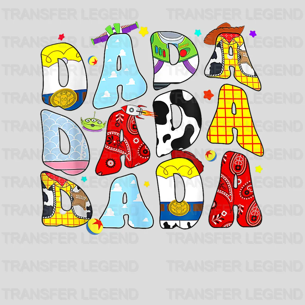 Dada Dada Dada Design - DTF heat transfer
