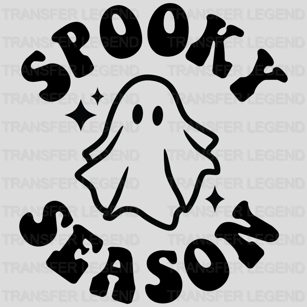 Halloween Sooky Season Ghost Face Design - DTF heat transfer