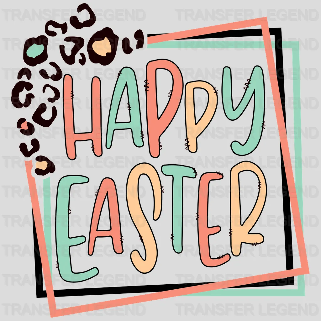 Happy Easter Design - DTF heat transfer