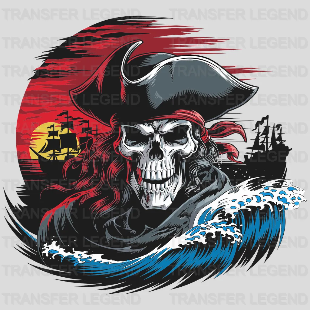 Hell Is Back Pirate Design - DTF Heat Transfer