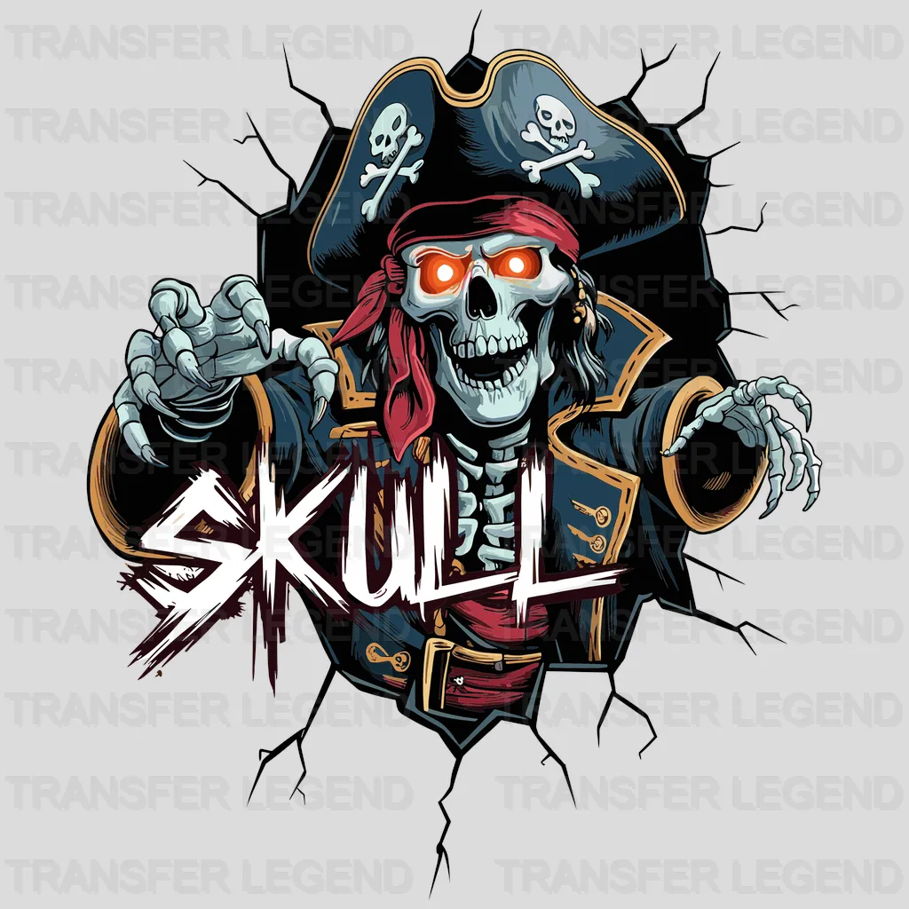 Pirate Skull Pirate Design - DTF Heat Transfer