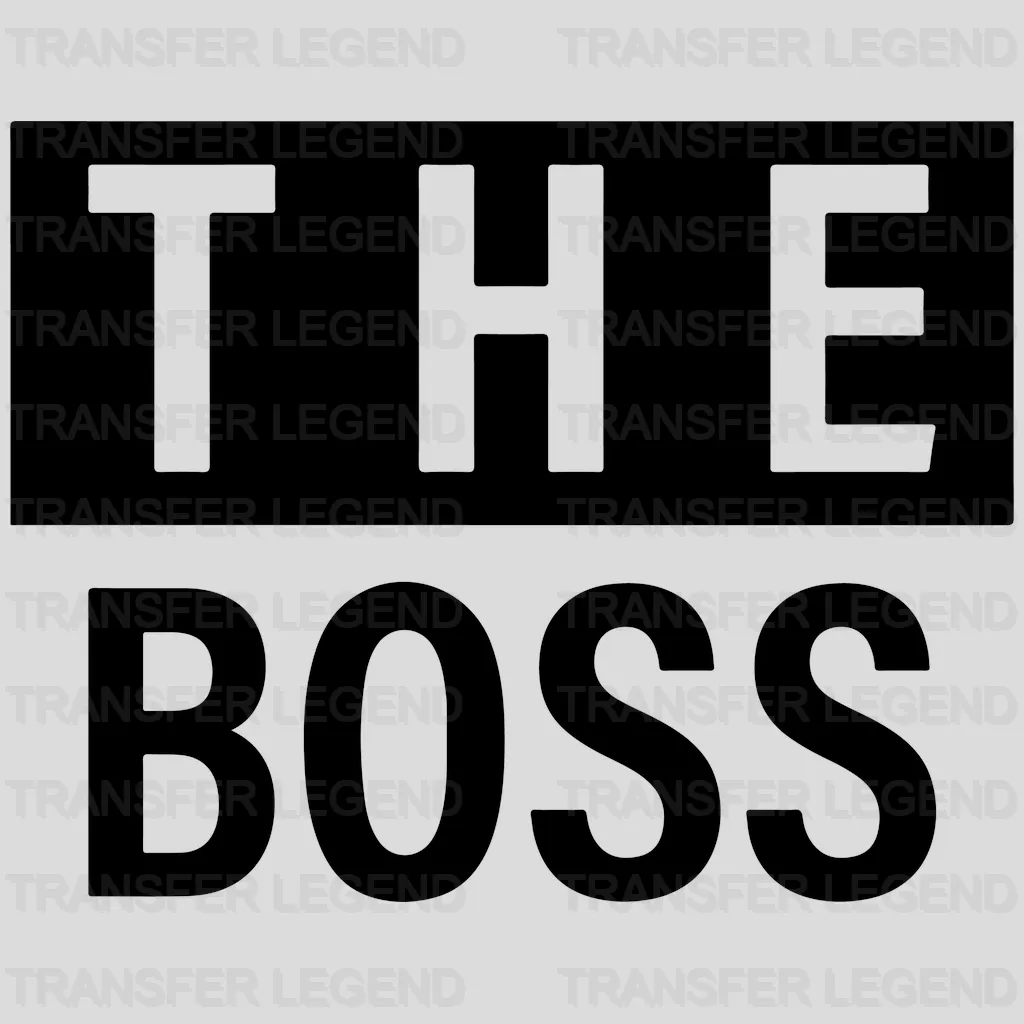 The Boss Design - DTF heat transfer