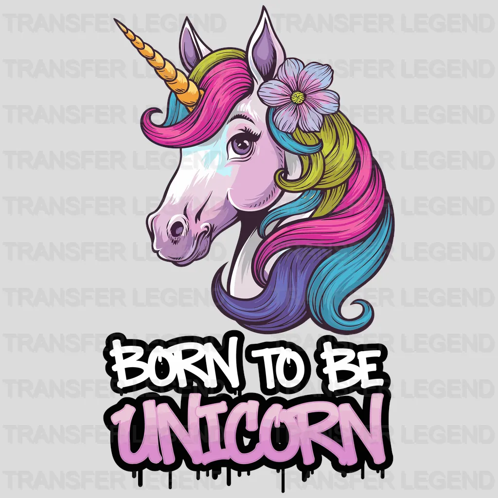 Looks Nice Unicorn Design - DTF Heat Transfers | Transfer Legend