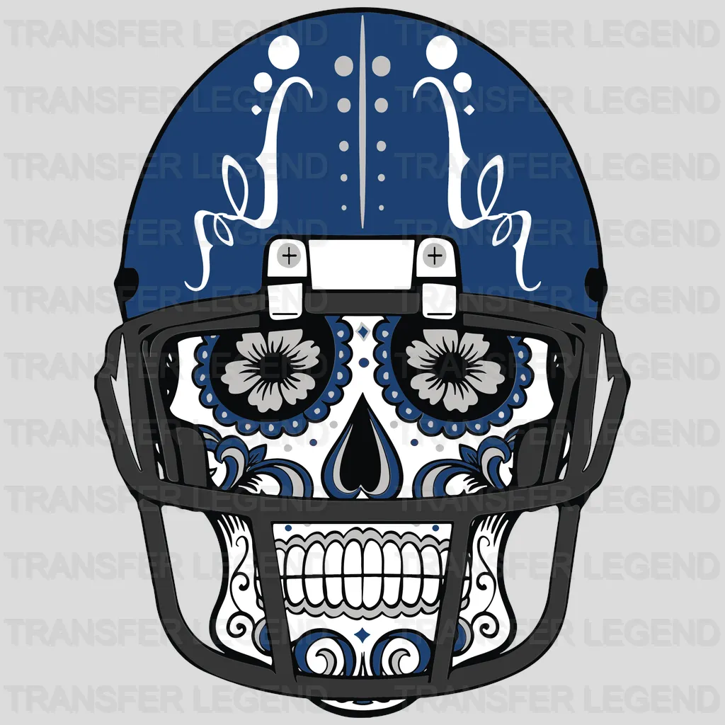 Indianapolis Colts Tongue & Lips Logo NFL Design - DTF Heat Transfer