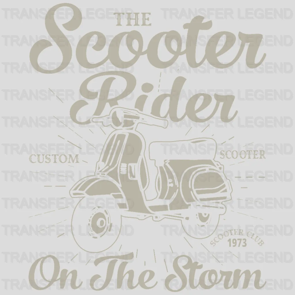 On The Storm - Motocycle Design DTF Heat Transfer