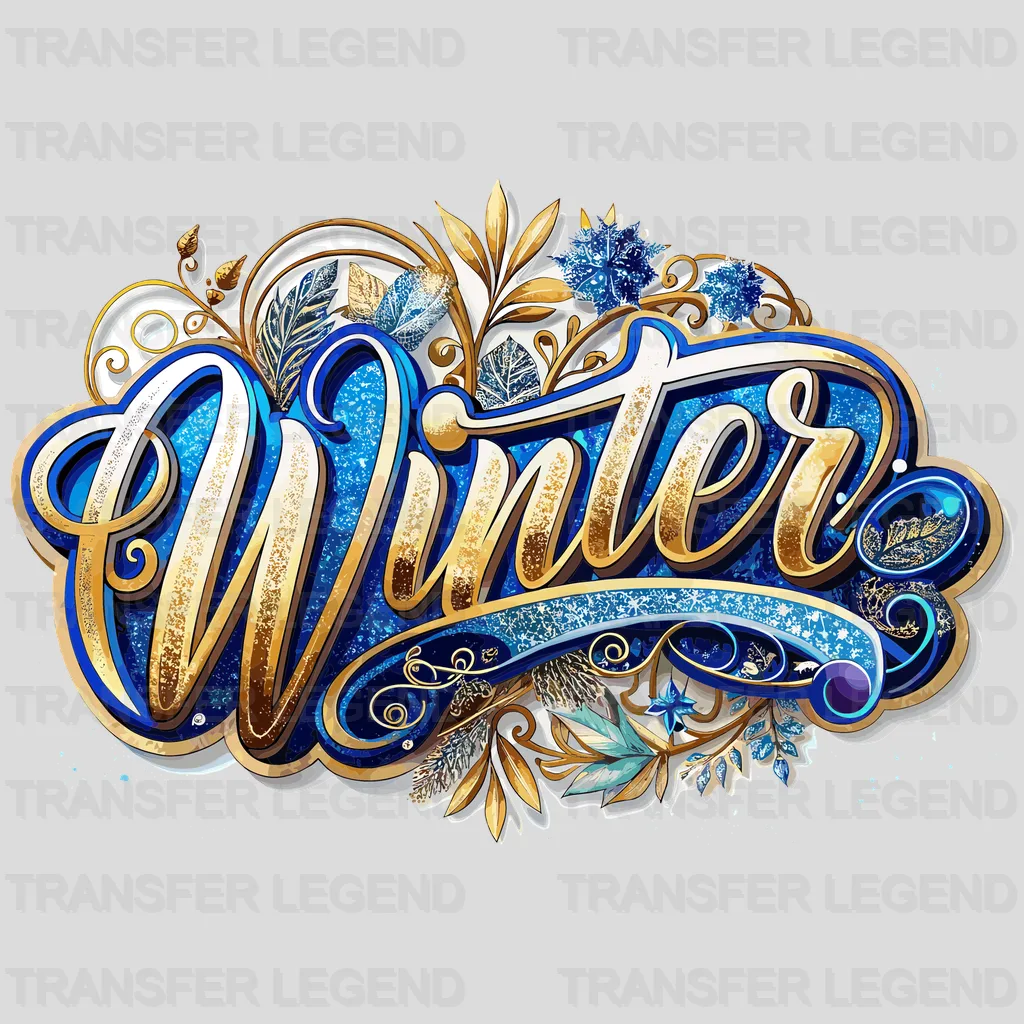 Time To Celebrate Winter Design - DTF Heat Transfers