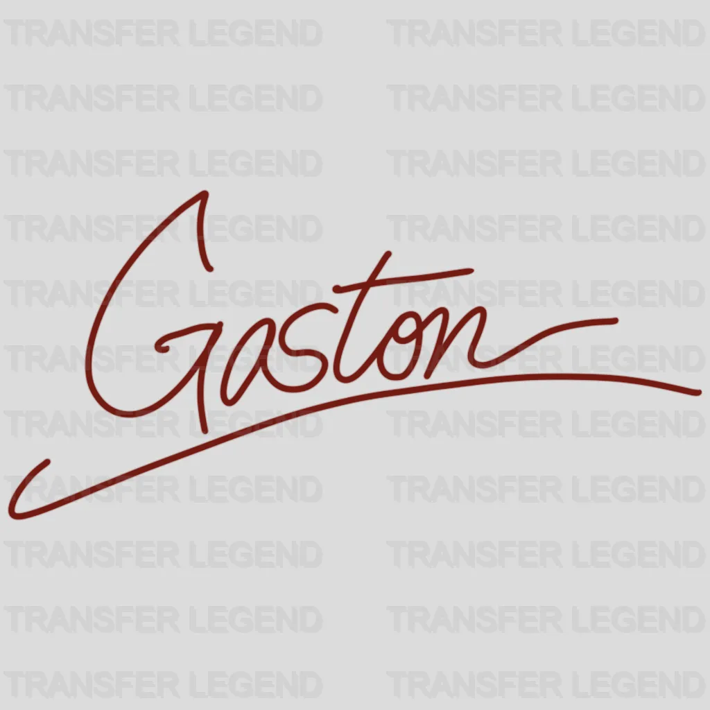 Character Gaston Design - DTF heat transfer