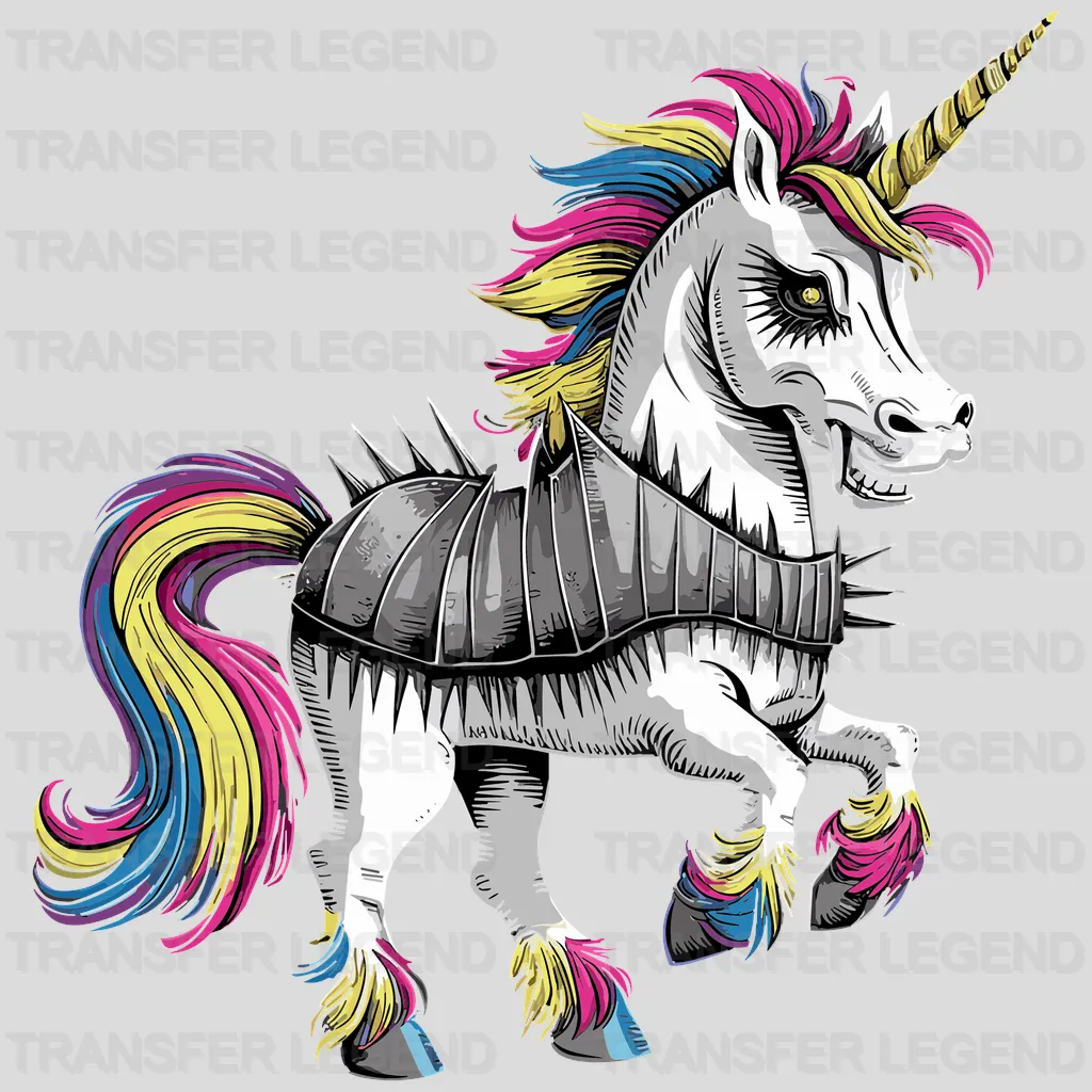 Glladiator Unicorn Design - DTF Heat Transfers | Transfer Legend