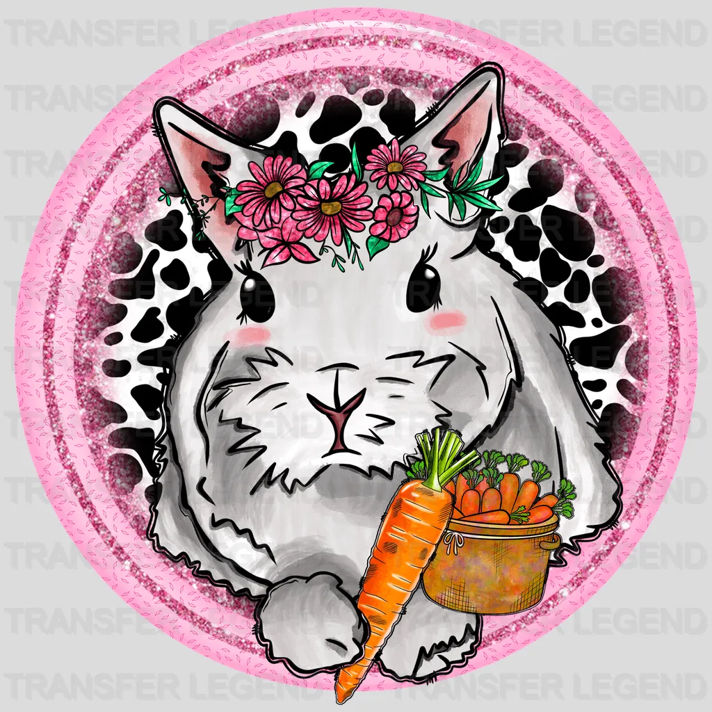 Cute Easter Rabbit Design - DTF heat transfer