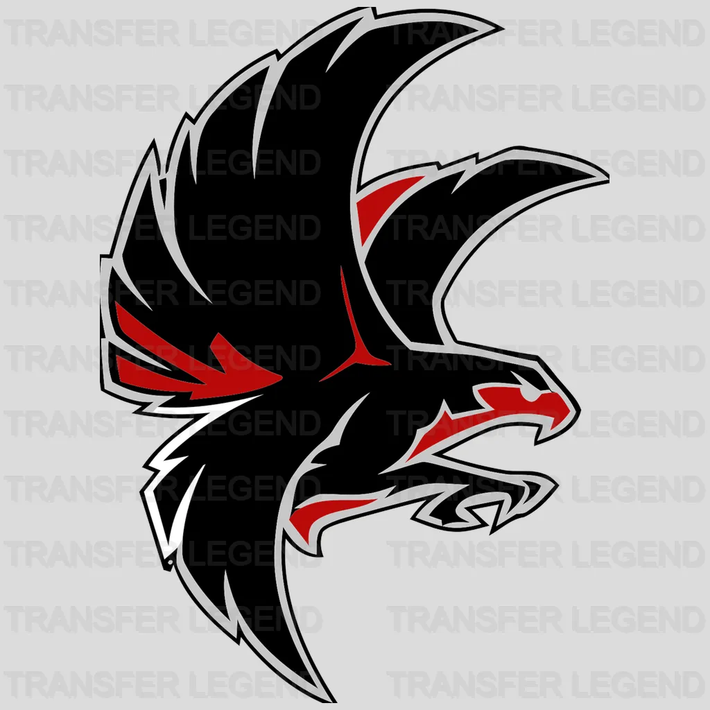 Heartbeat Line with Logo NFL Design - DTF Heat Transfer