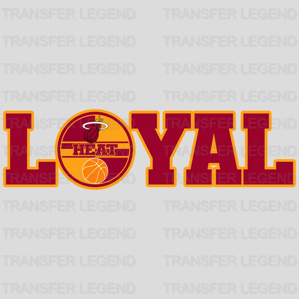 Miami Heat NBA Loyal DTF Iron On Transfer
