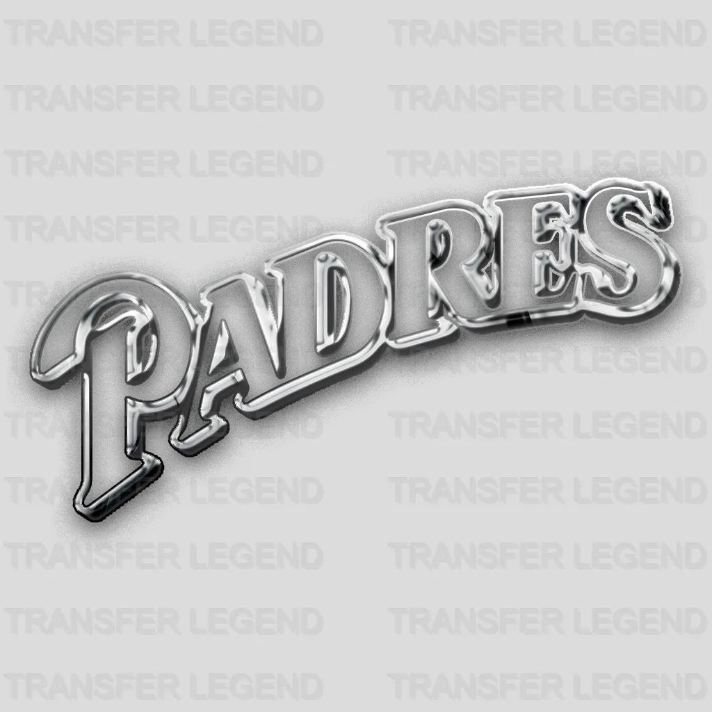 San Diego Padres MLB Classic Script Wordmark Logo - DTF Iron On Transf