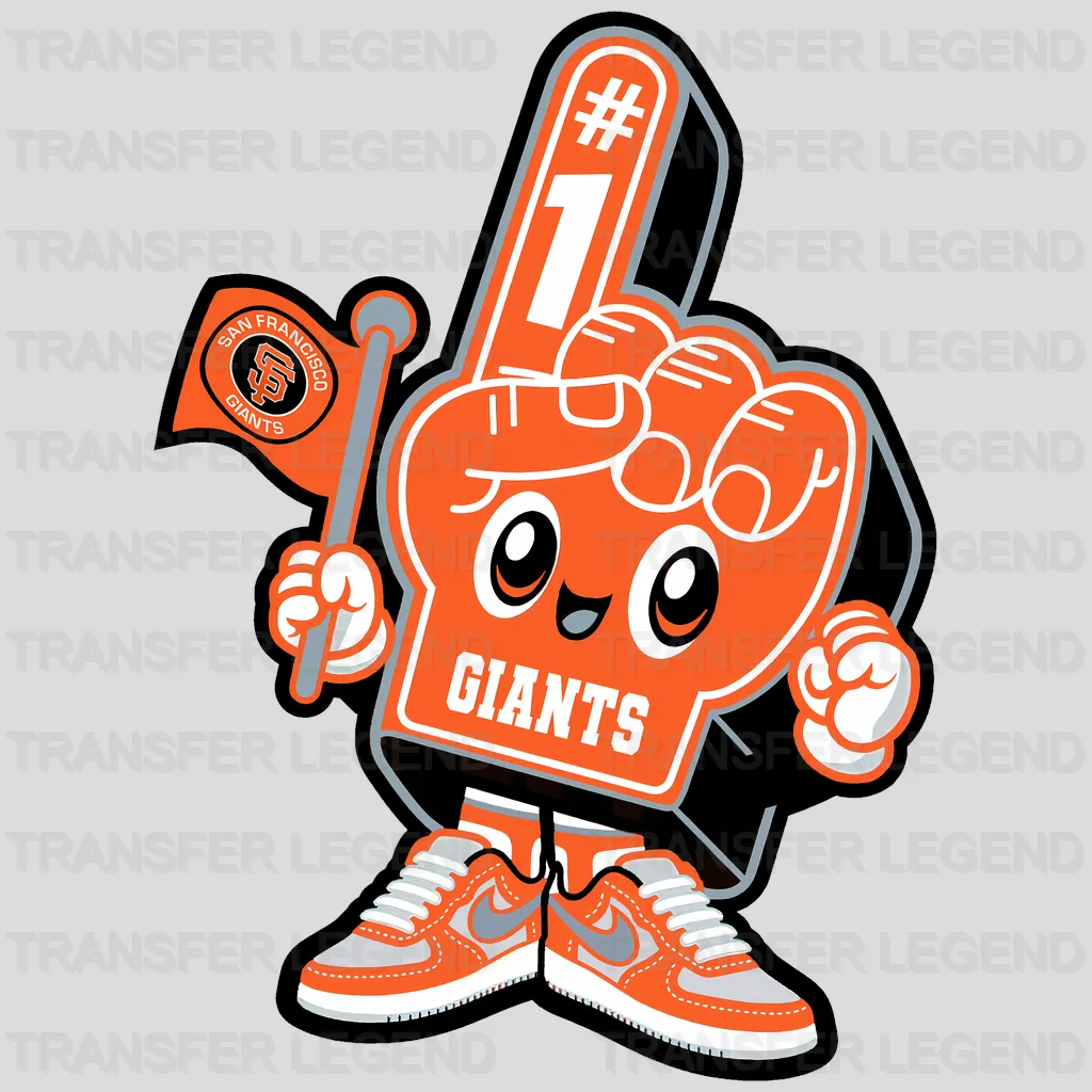 San Francisco Giants MLB Tweety Bird Cartoon Character - DTF Iron On T