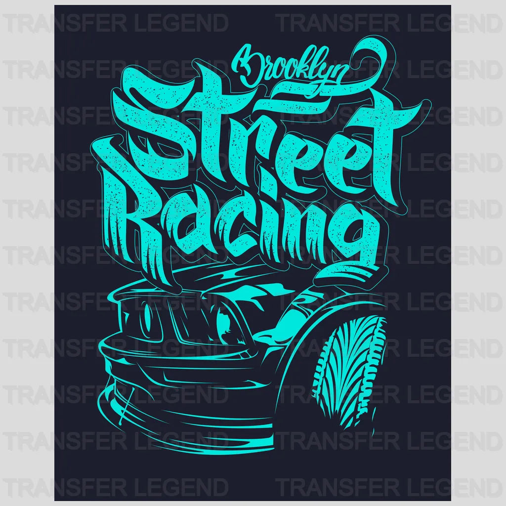 Cars Brookyln Street Racing Clasic Car Designs - DTF Heat Transfer
