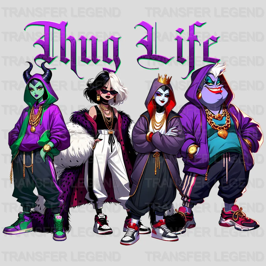 THUG LIVE 2 Disney Designs - DTF Heat Transfers