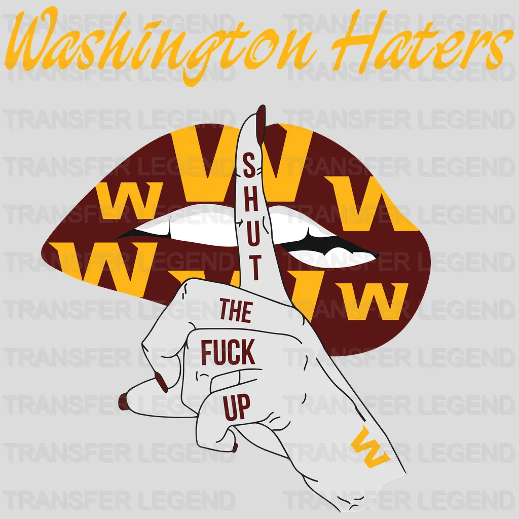 Washington Football Team Hands Forming W Gesture Graphic NFL Design