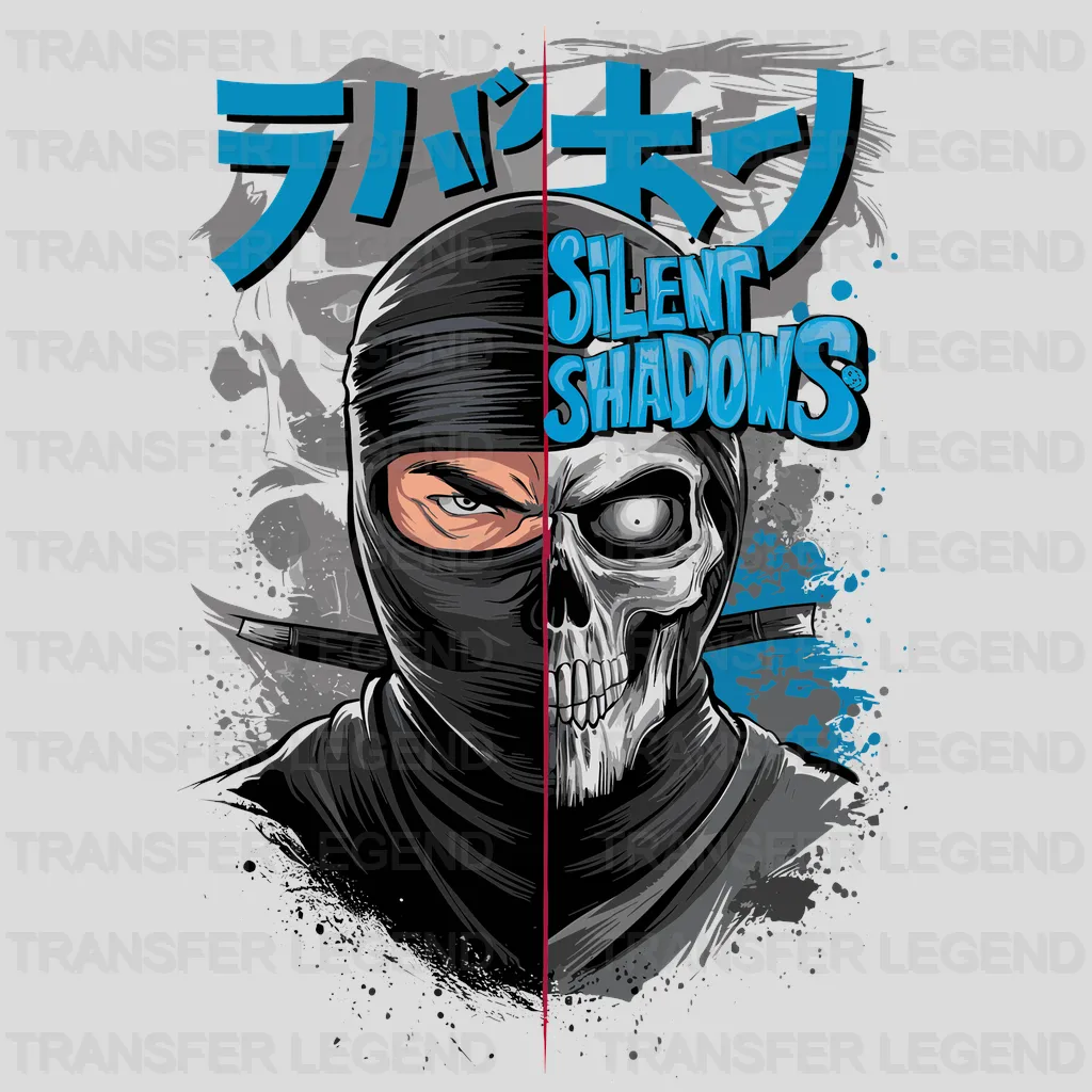 Silent Shadow Asian Design - DTF Heat Transfer