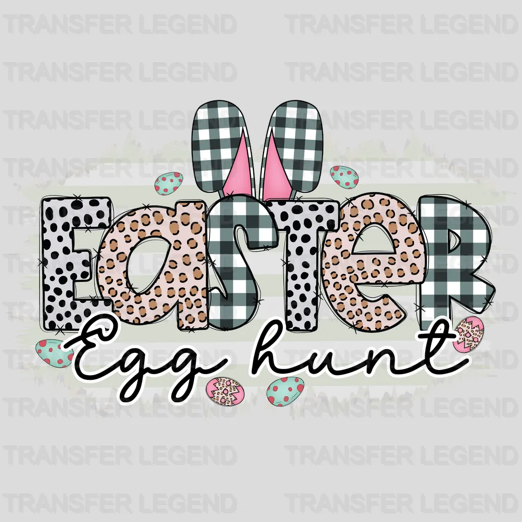 Easter Egg Hunt Easter Design - DTF heat transfer