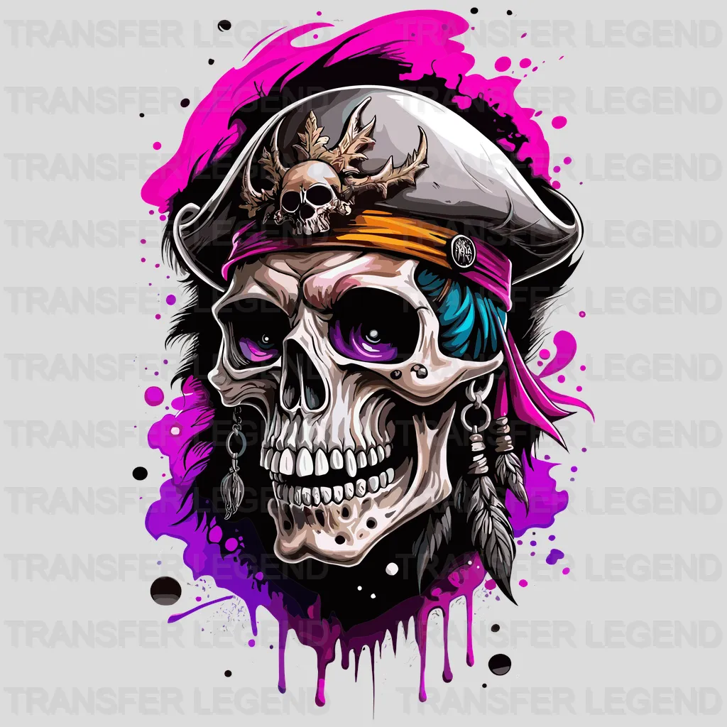 Helloween Pirate Design - DTF Heat Transfer