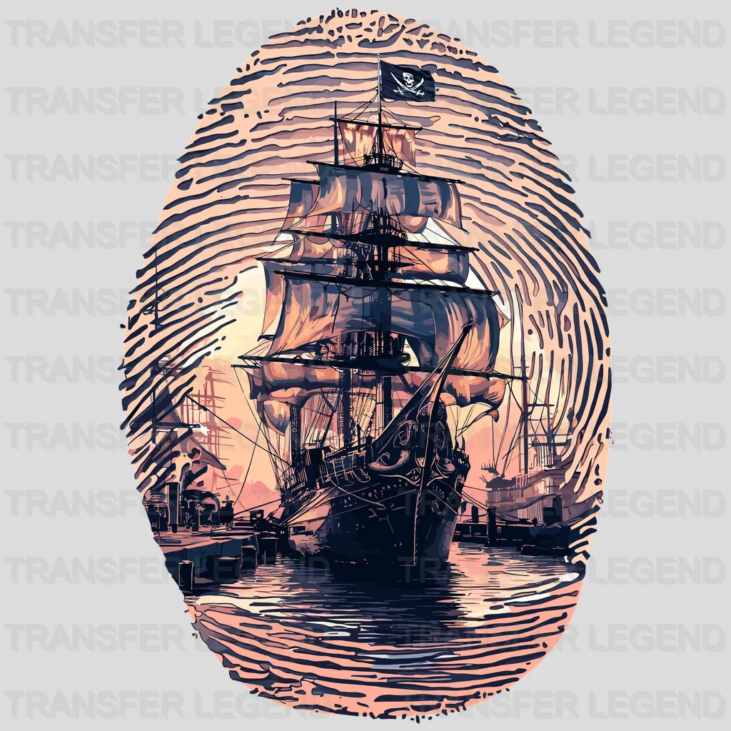 Ship Is Ready Pirate Design - DTF Heat Transfer