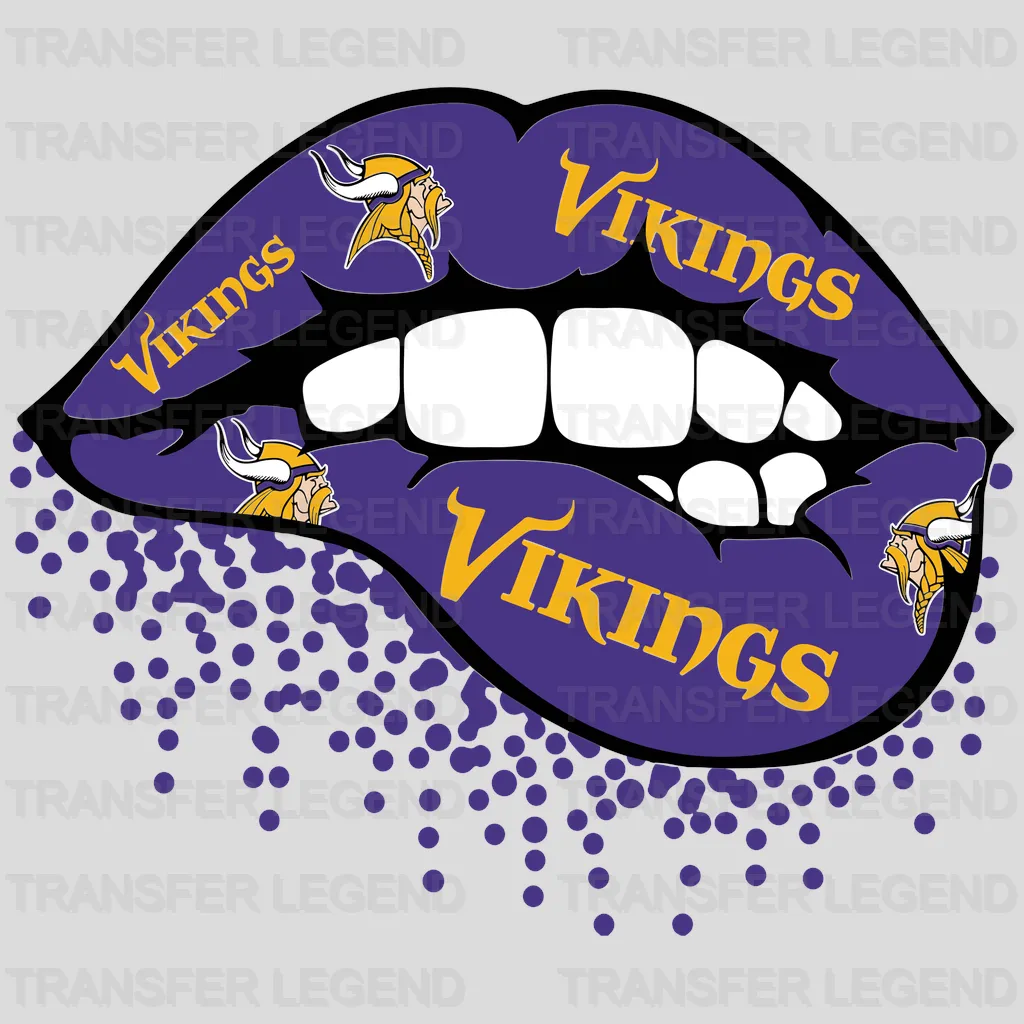 Minnesota Vikings Ripped‑Chest Reveal Emblem NFL Design - DTF Heat Tra