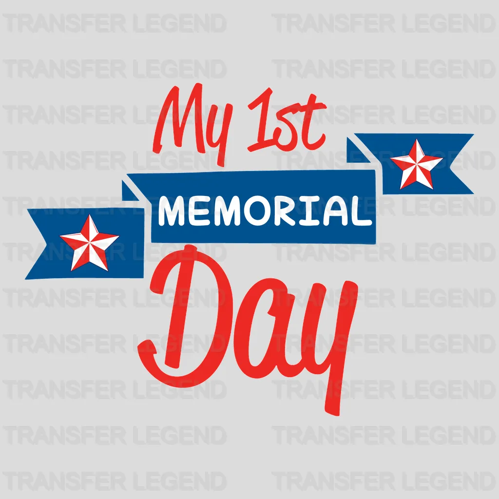 1st Memorial Day - Memorial Day DTF Transfer